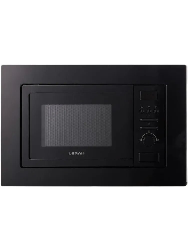 Встраиваемая микроволновая печь Leran BMO 500B, нержавеющая сталь, 1250Вт, 20л, черная
