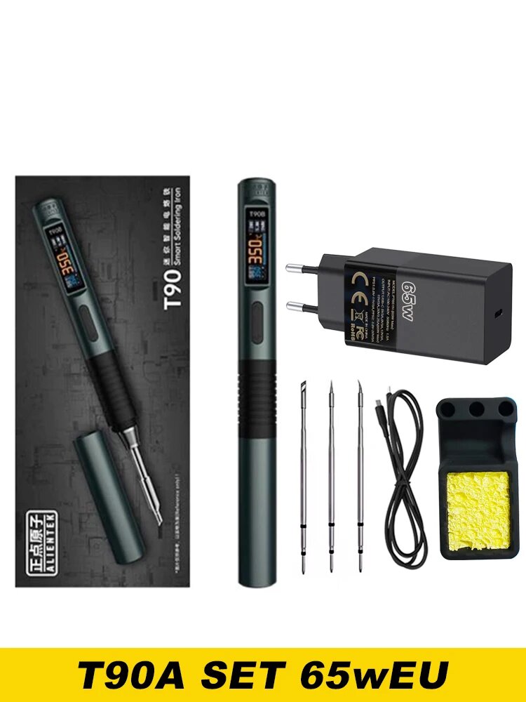 ALIENTEK T90A электрический паяльник 65 Вт T90A SET 65wEU