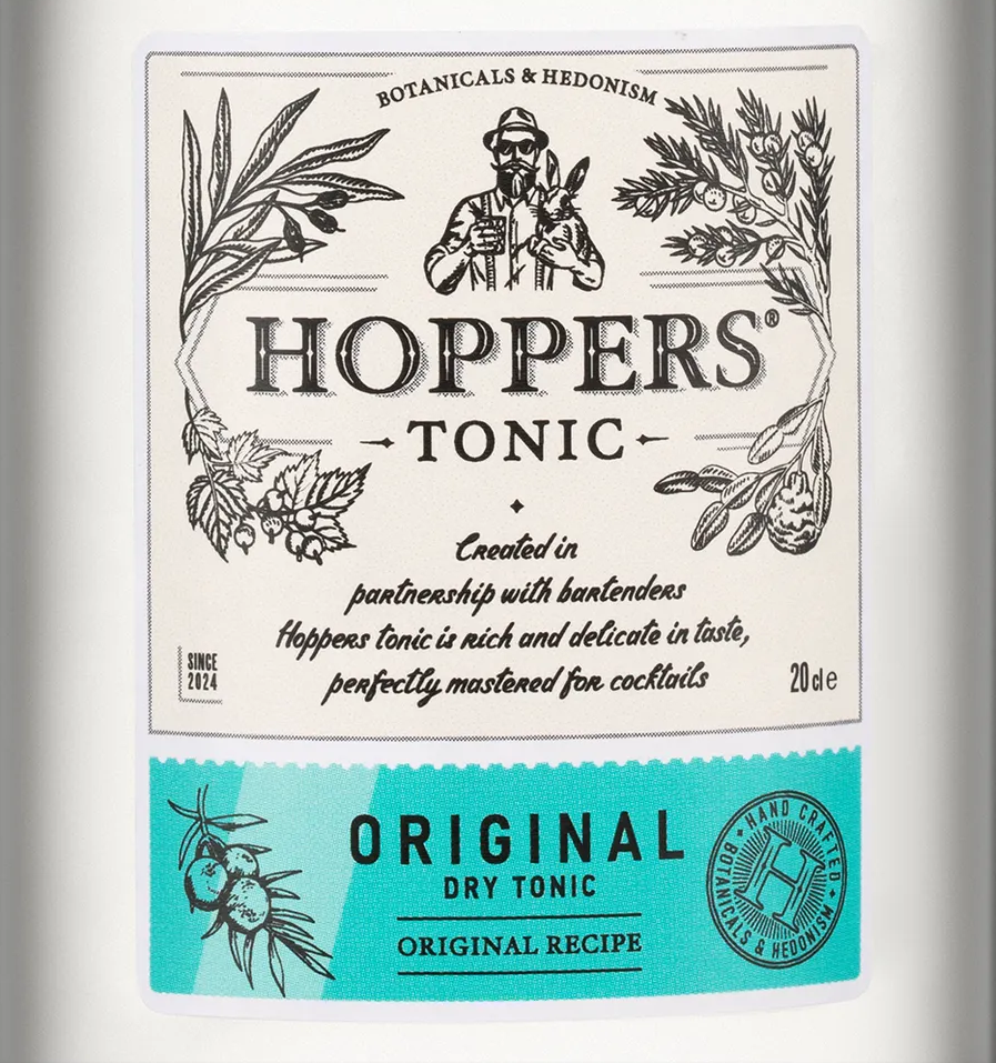 Тоник Hoppers Original Dry Tonic (Хопперс), 6 шт по 200мл