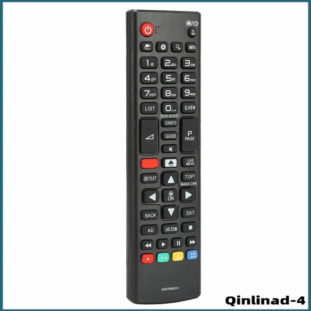 Пульт управления LG AKB75095312, надежный, с доступом ко всем кнопкам