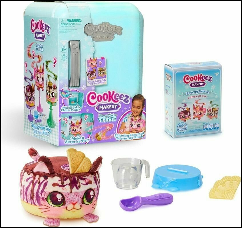 Эксклюзивный набор COOKEEZ MAKERY Freezy Cakez для создания уникального плюшевого персонажа