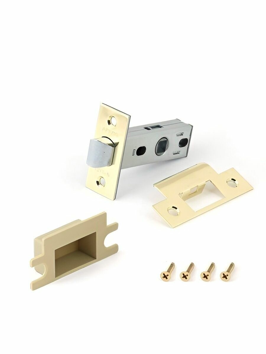 Защёлка врезная Apecs 5400-G, золото