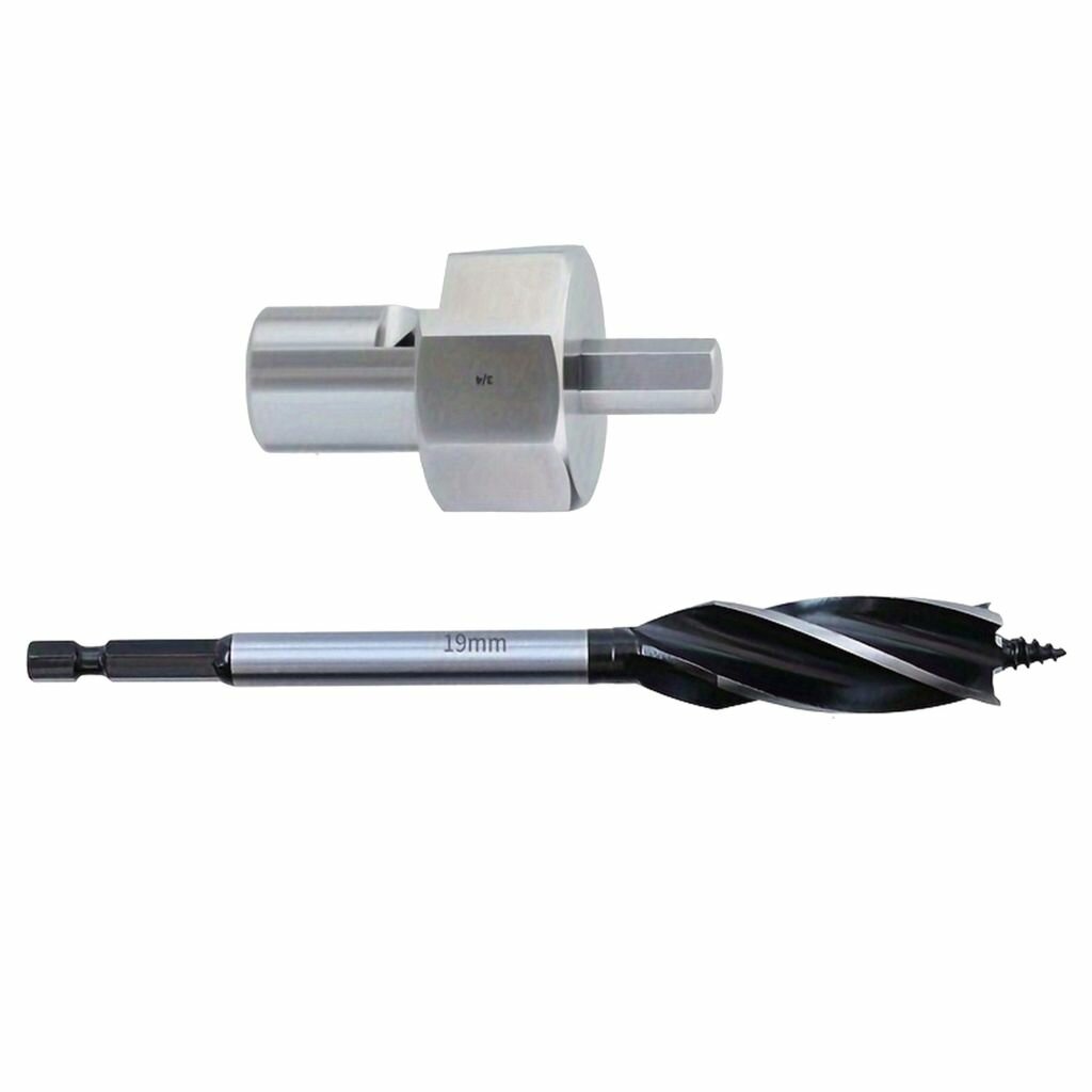 Фреза для полировки отверстий под упоры 19мм/20мм, сверло с ответвлением 19 мм