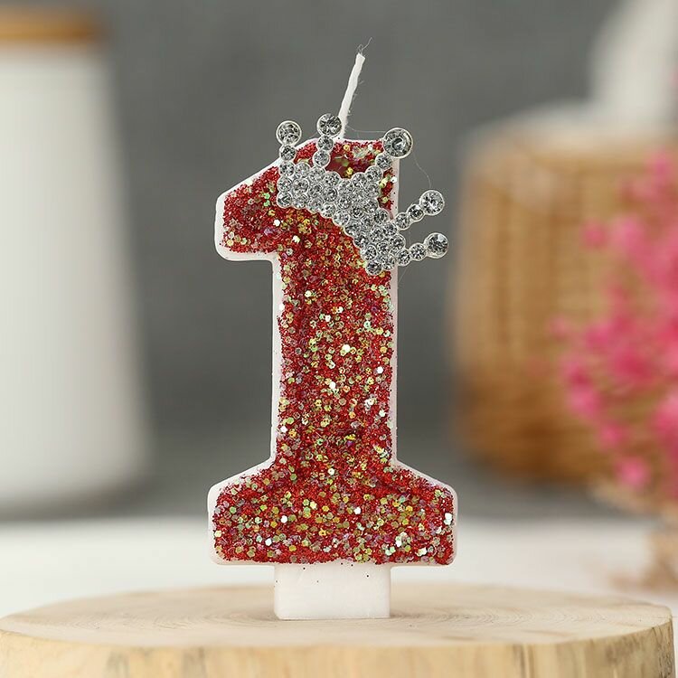 Свеча для торта SG Интернет-знаменитость, цифровая свеча, украшение для торта, DIY, для детей и взрослых, свеча на первый день рождения, индивидуальная упаковка