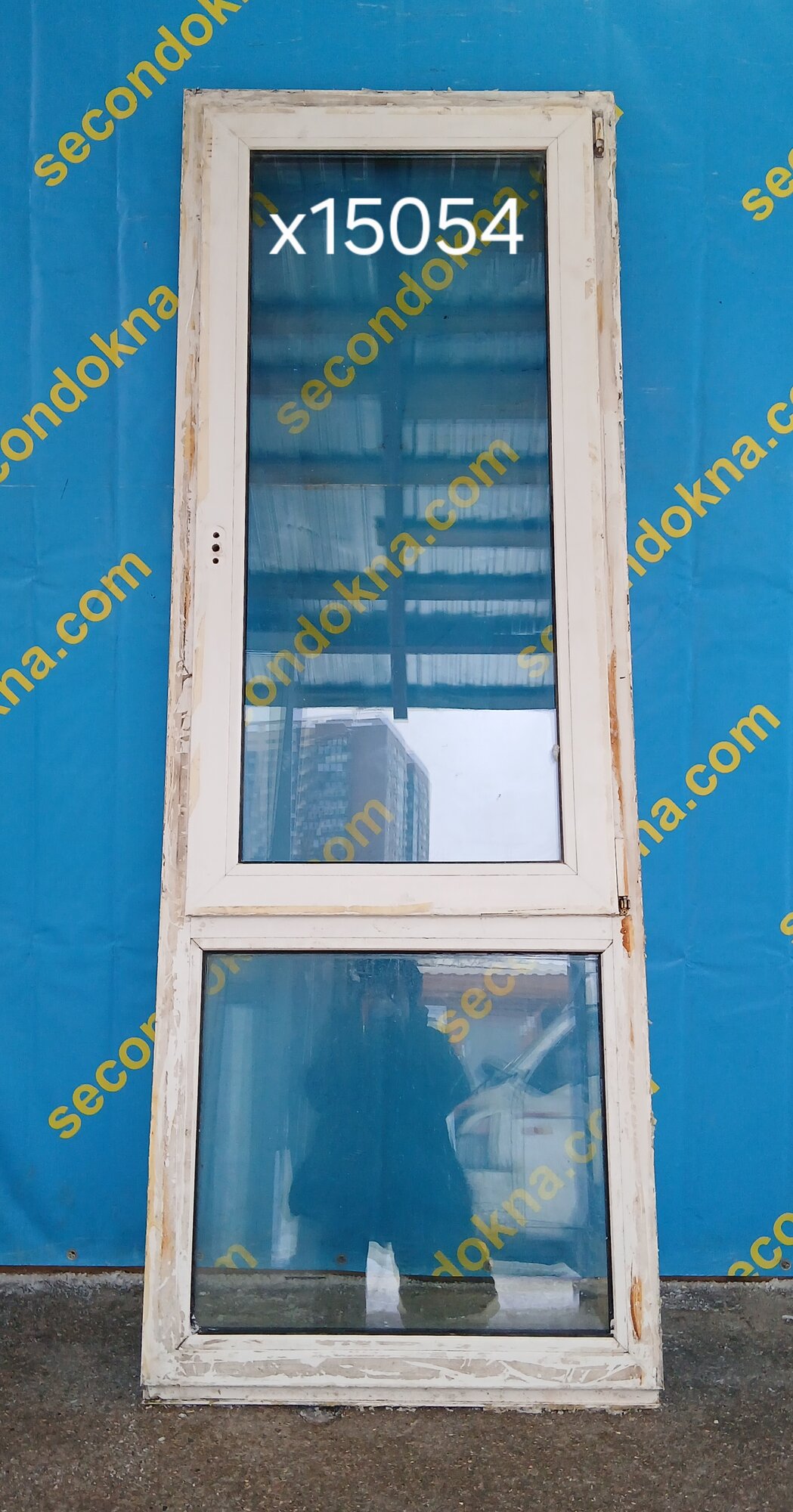 Пластиковое окно Б/У 2060(в) 1460 об х 740(ш)