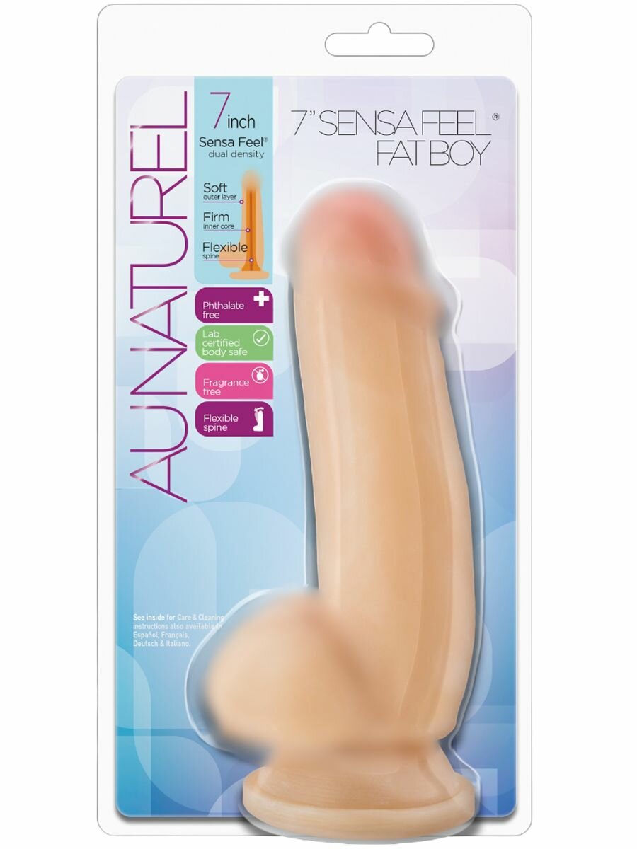 Фаллоимитатор на присоске "7 Inch Sensa Feel Fat Boy" 17см