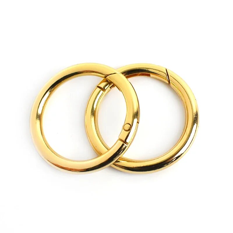Металлические пряжки Meetee 10-50 мм 20mm-5Pcs, LightGold