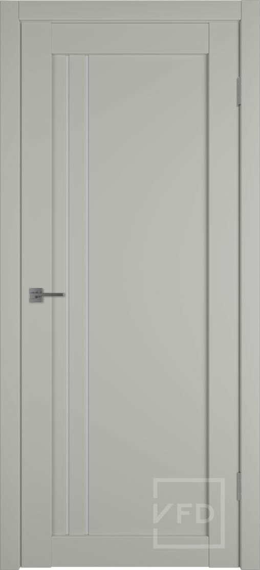 Е 33 Эмалекс бежевый Сатин белый 600*2000 (дверное полотно)