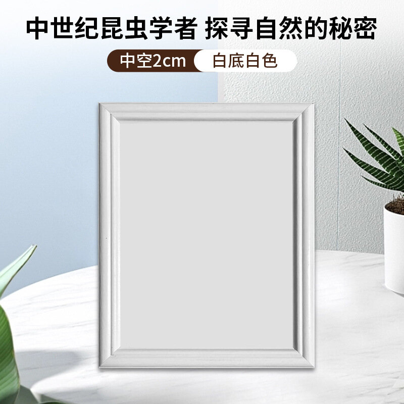 Пустая рамка для демонстрации бабочек, черная высококачественная стеклянная рамка A3, 3D полая рамка большого размера