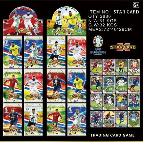 Кросс-бордерные карты Pokémon с футбольной звездой Shanhaijing, лазерные TCG, настольная игра Naruto Demon Slayer