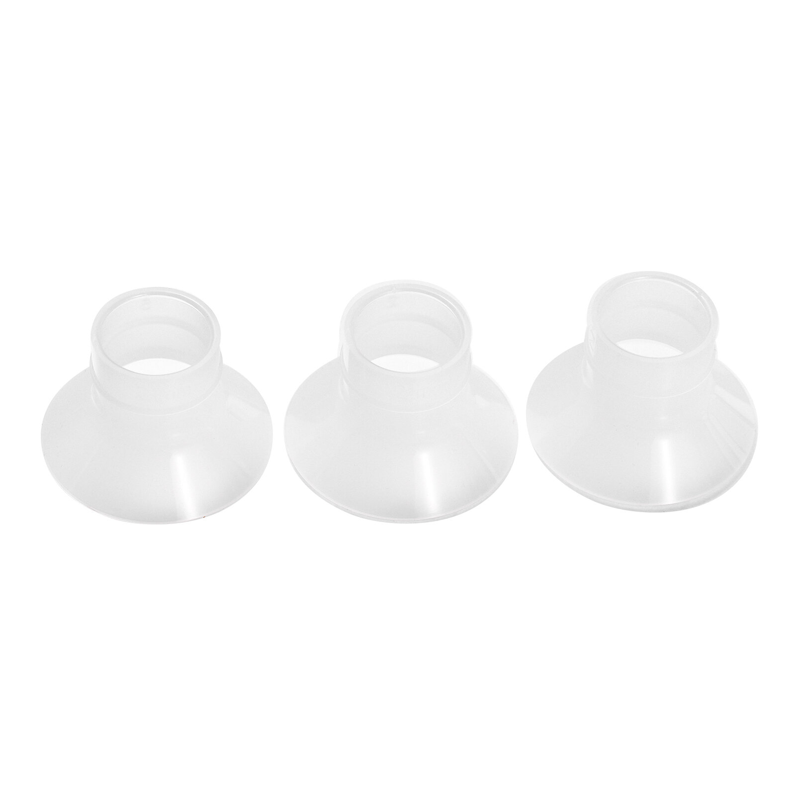 Замена аксессуаров для электрогорловицы с 3 штуками вставок для фланца 21мм мягкий силиконовый адаптер для ношения горловицы XN/MD-2267A прозрачный цвет материал силикон упаковочный список 3 * 21мм вставки для фланца