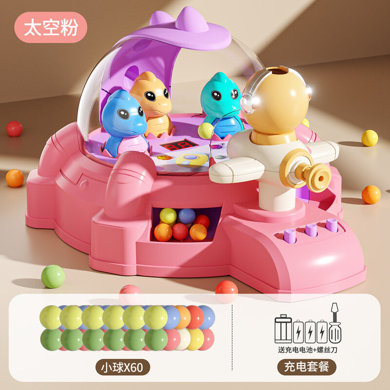 Новинка 2025 года: Настольная боевая машина с динозаврами для двух игроков, интерактивная игра для родителей и детей, детская головоломка с выбросом бусин 2026