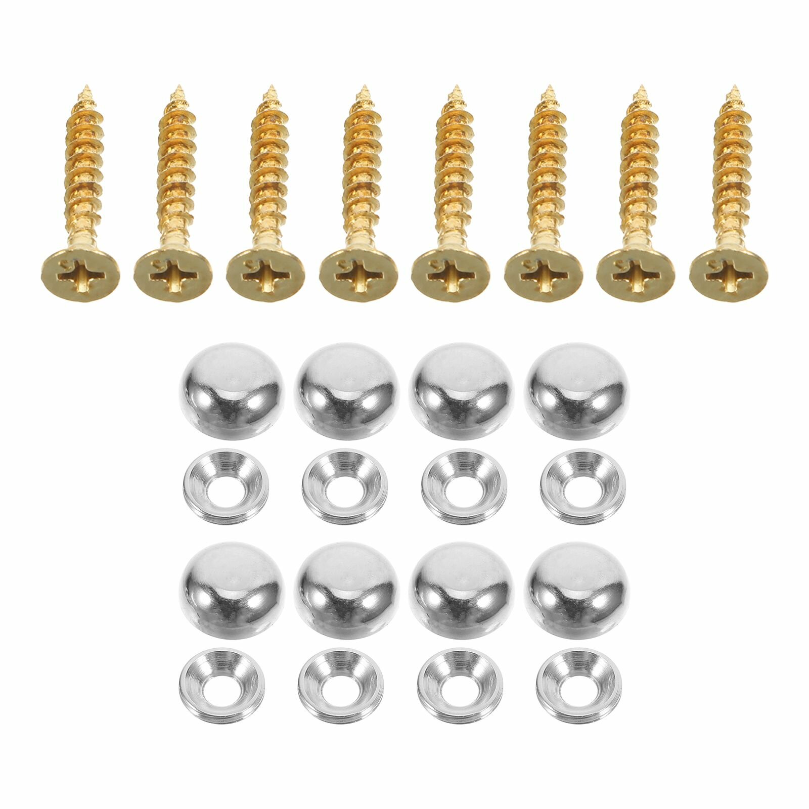 Винты С Декоративными Крышками, Изогнутый Дизайн, Для Декоративных Проектов, 8 Шт