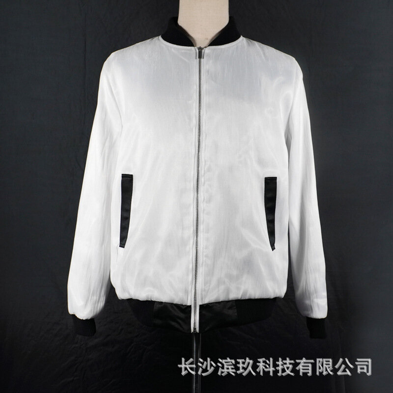 Светящаяся куртка из оптоволокна Amazon LED, разноцветная светящаяся одежда из оптоволокна, одежда для уличных танцев, светящаяся в темноте бейсбольная форма