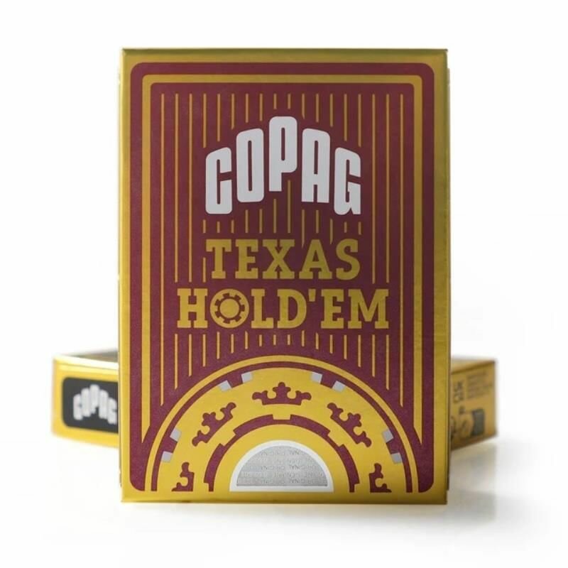 Карты игральные "Copag Texas Holdem poker cards (Red)" 63322 Copag