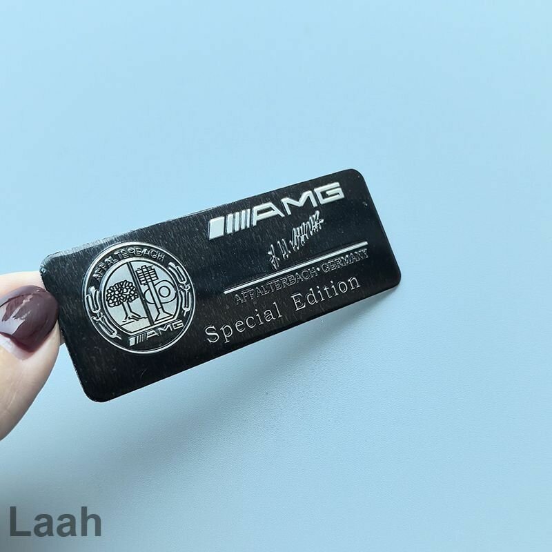 Тонкий алюминиевый стикер наклейки автомобиля Эмблема Apple Tree B логотип для Maybach AMG Brabus