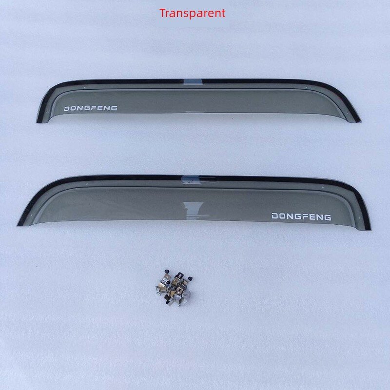 Дефлекторы окон (ветровики) для грузовиков Dongfeng Xintianlong KLKCVL Hercules Xintianjin KRVRKS, защита от дождя