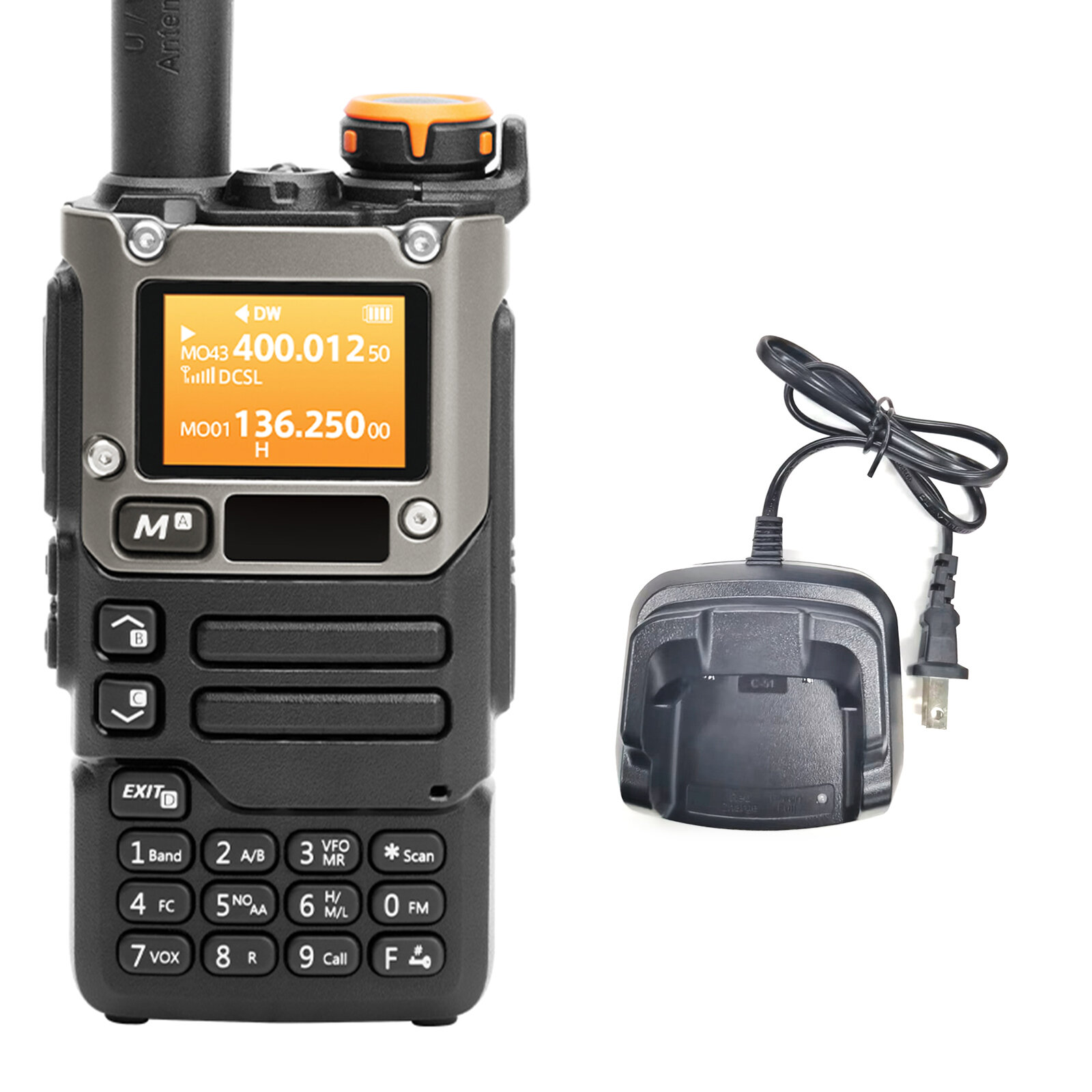 UVK5 UVK6 портативная рада Talkie Outdoor Radio Transceiver UHF VHF Двухсторонний