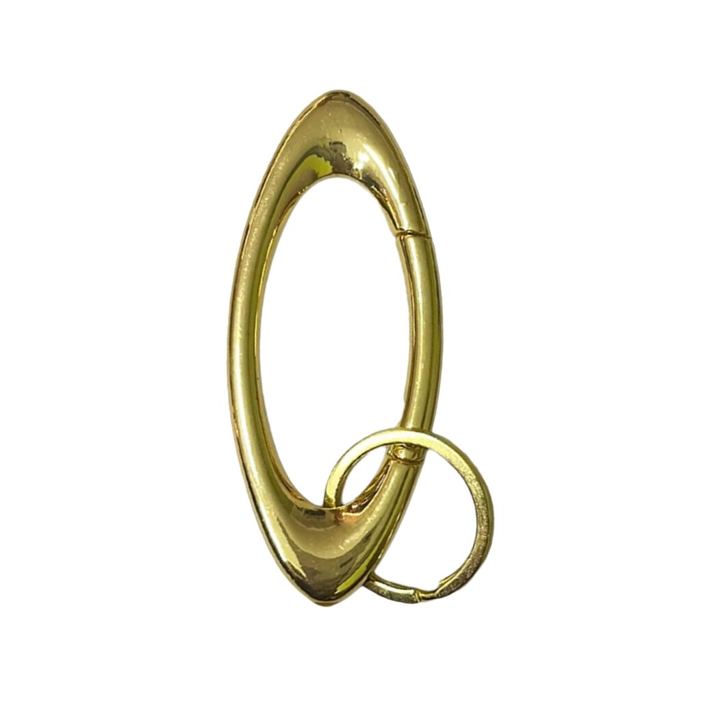 Карабин, Металлический карабин-золотистый овал