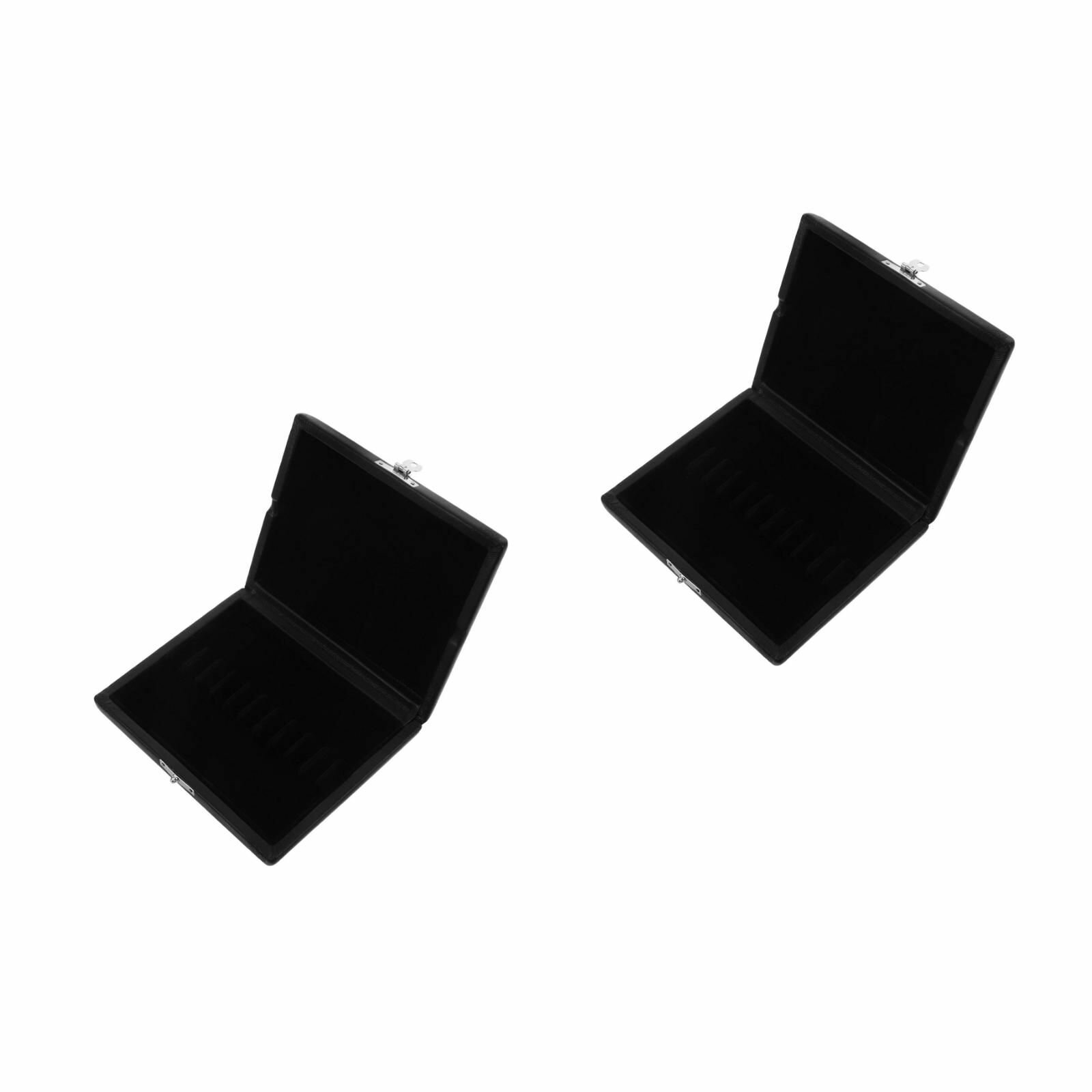 Портативный деревянный футляр для двойных тростей, водоотталкивающий, с 10 слотами для хранения