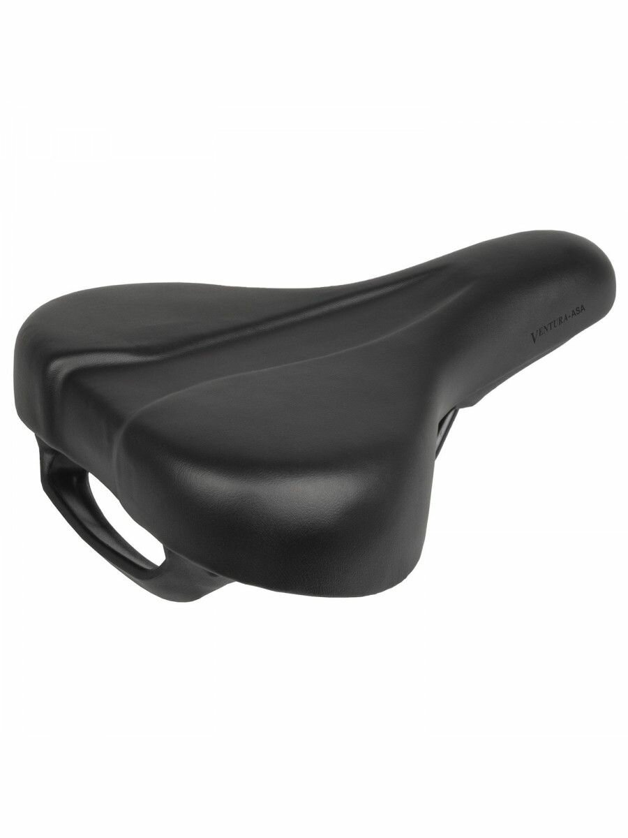 Седло велосипедное VENTURA E-GRIP комфортное, 260х200мм, с замком
