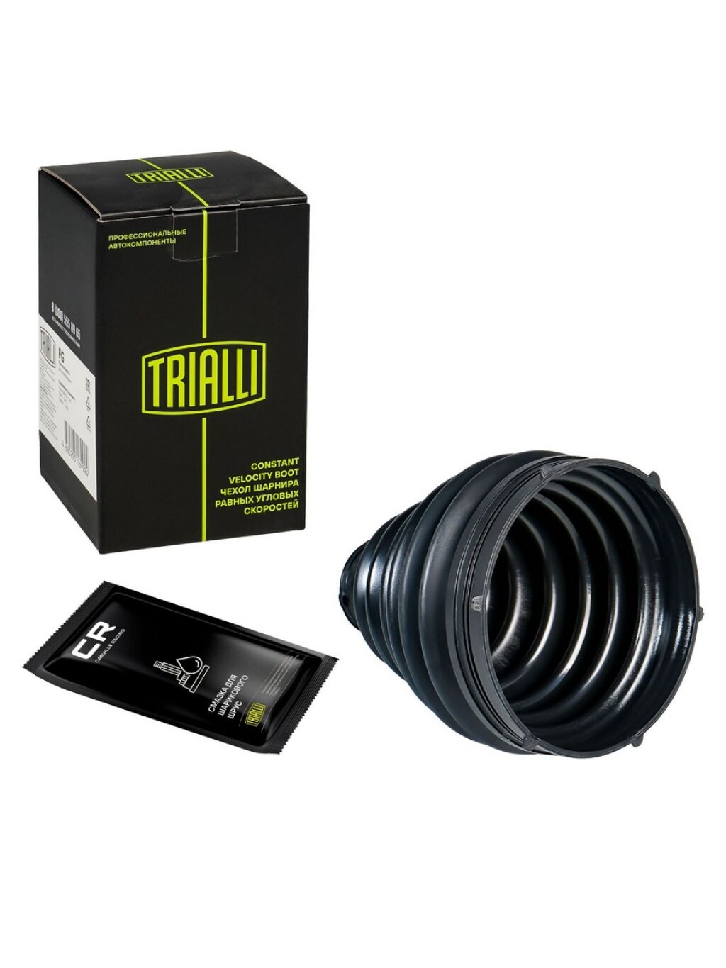 Пыльник шруса наружного (компл: хомуты/смазка) (TPEE) TRIALLI FG 0809