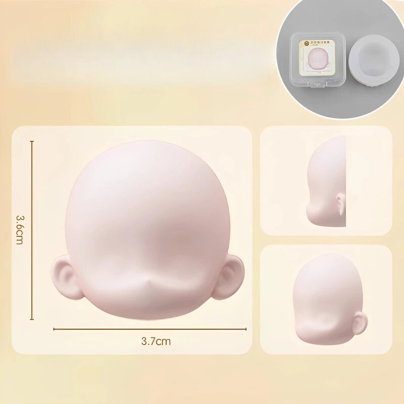 Силиконовая форма для куклы Q-версия, Shallow eye socket