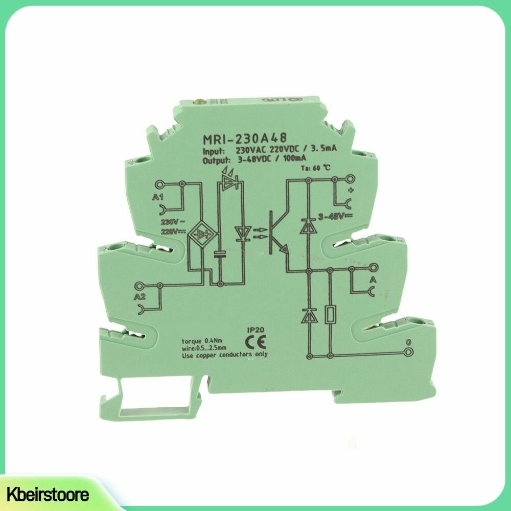 Ультратонкий модуль реле MRI-230A48 6.2мм, для PLC, изоляция
