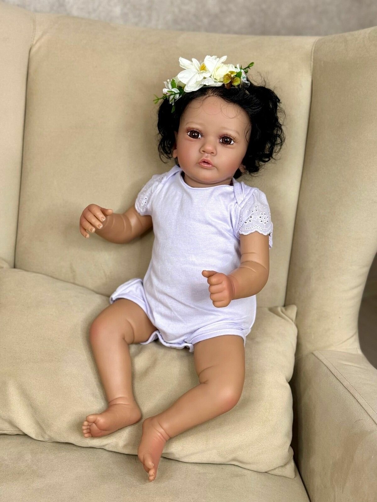 Кукла Реборн мягконабивная 60см (FA-834)