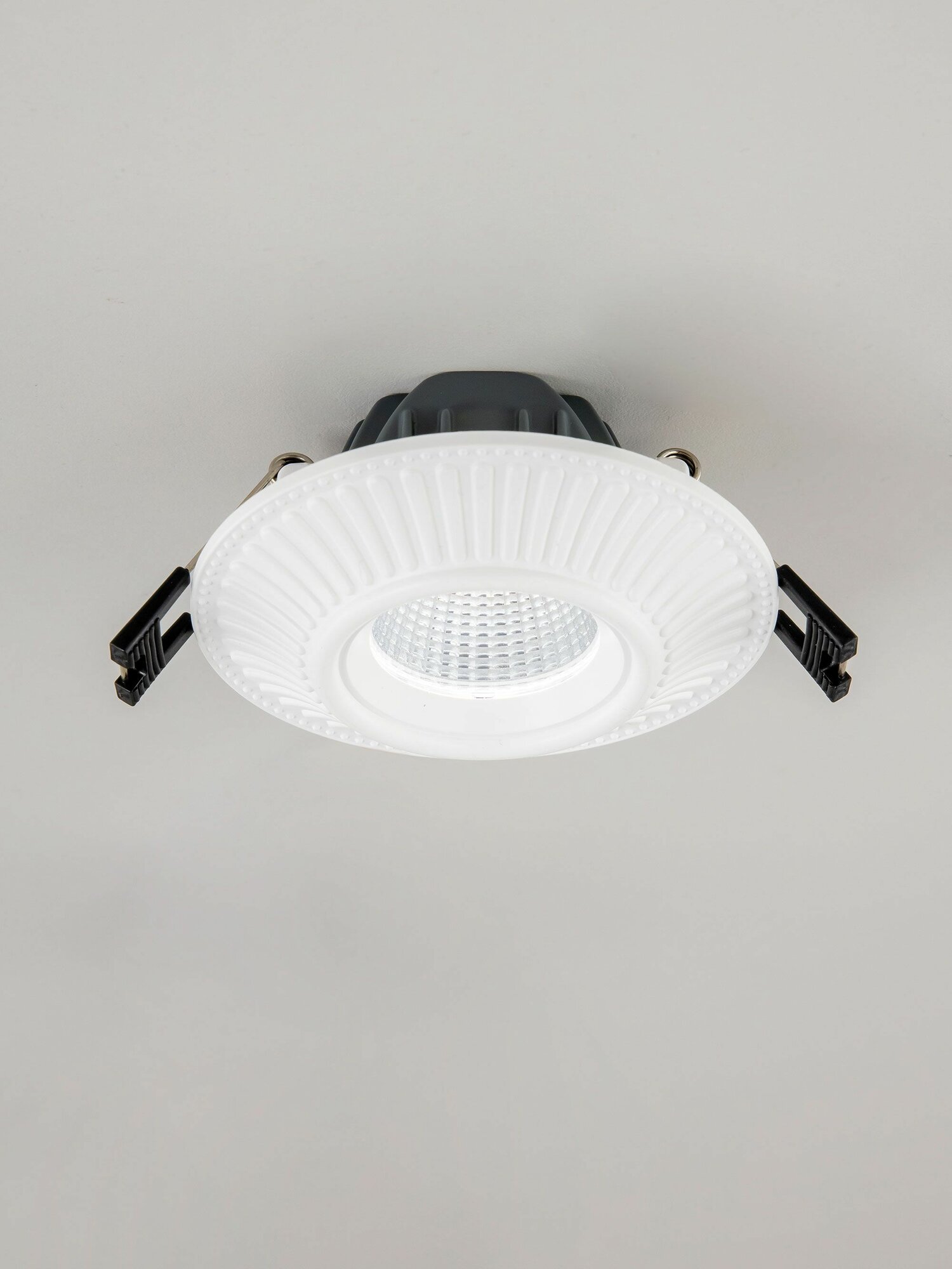 Встраиваемый светодиодный светильник Citilux Дзета CLD042NW0, 7Вт, 3500К, белый круглый, диммируемый, потолочный