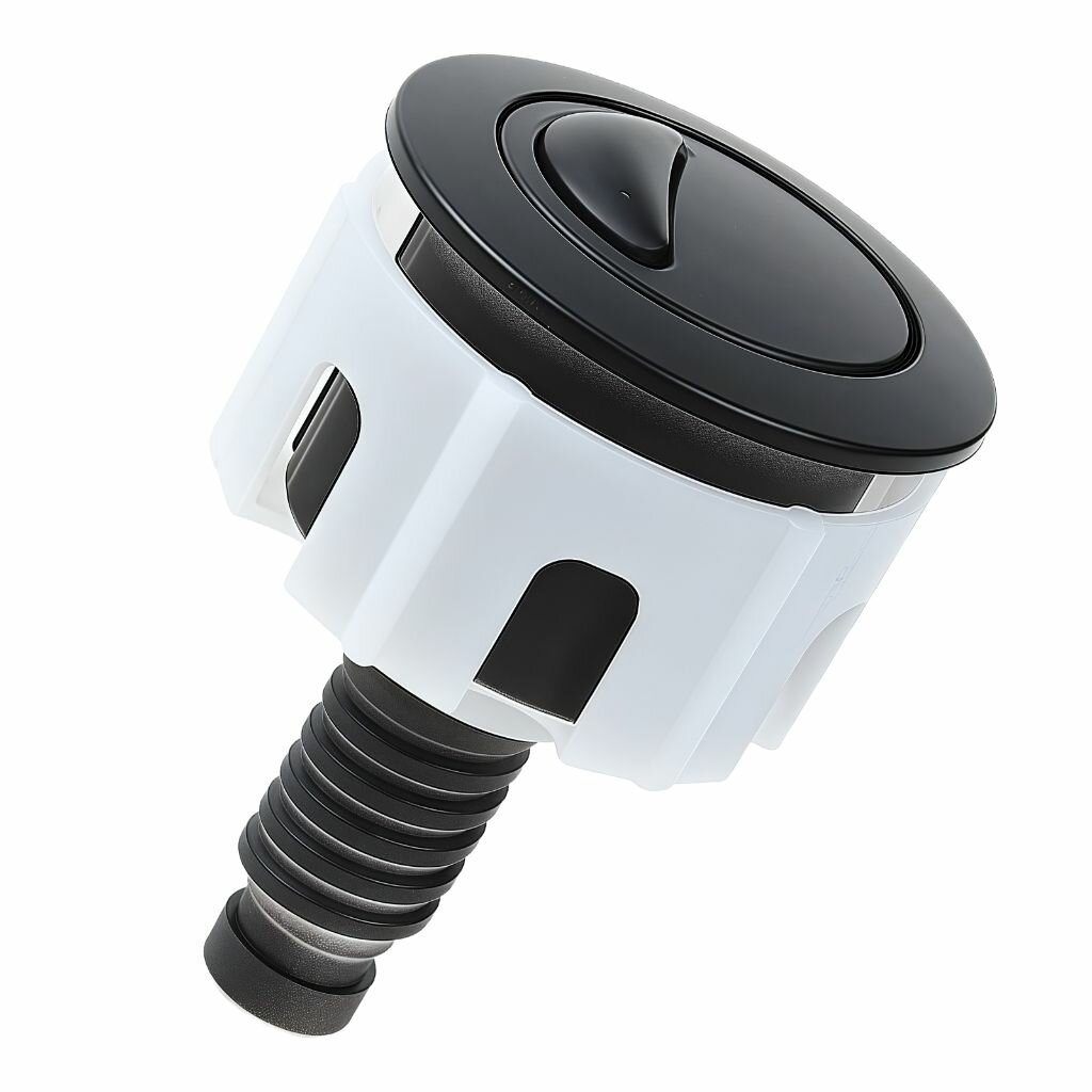 Кнопка управления проводом унитаза-круглая черная