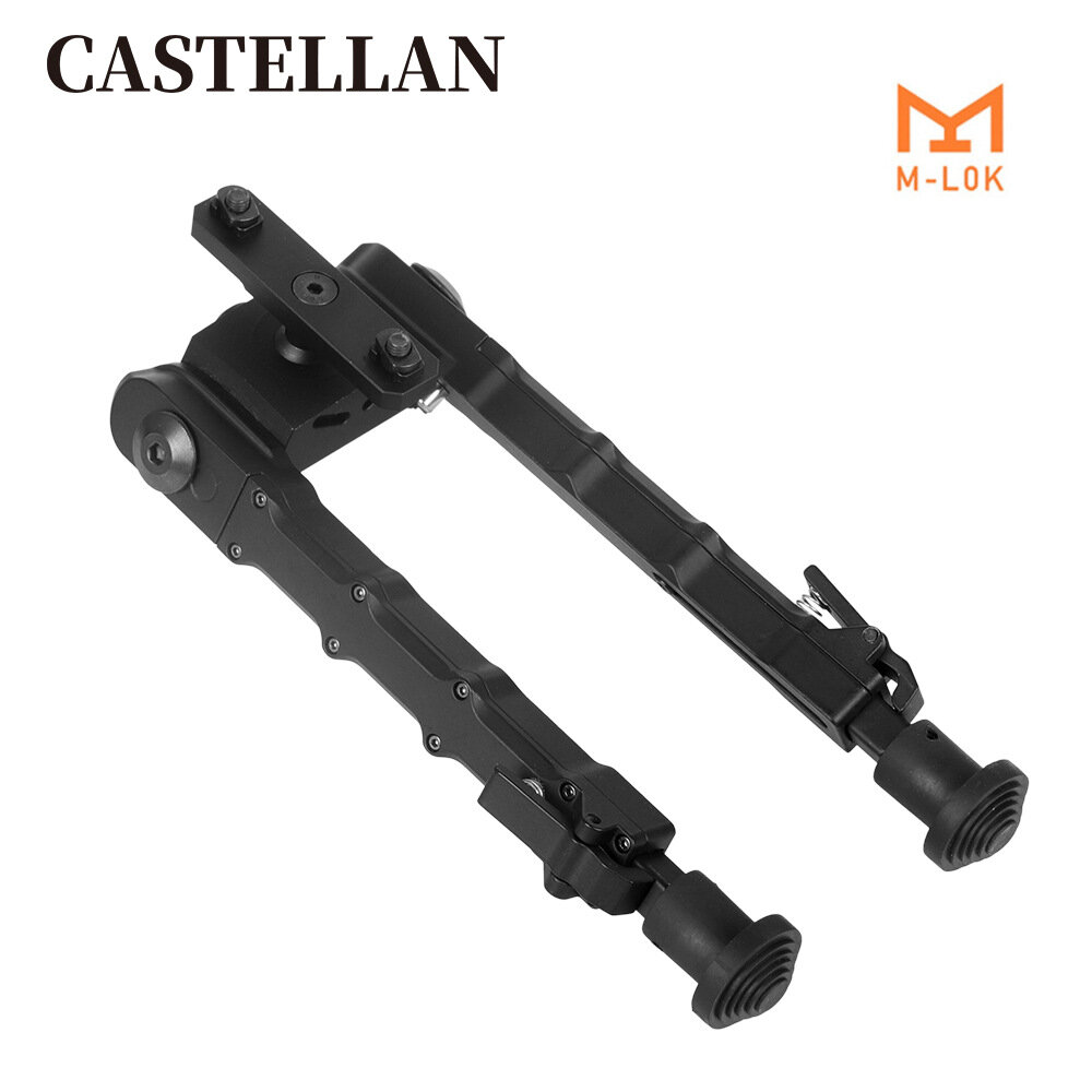 Новая модель 2026 года V9MLOK, бипод с металлическим кронштейном, регулируемый и выдвижной декоративный бипод.