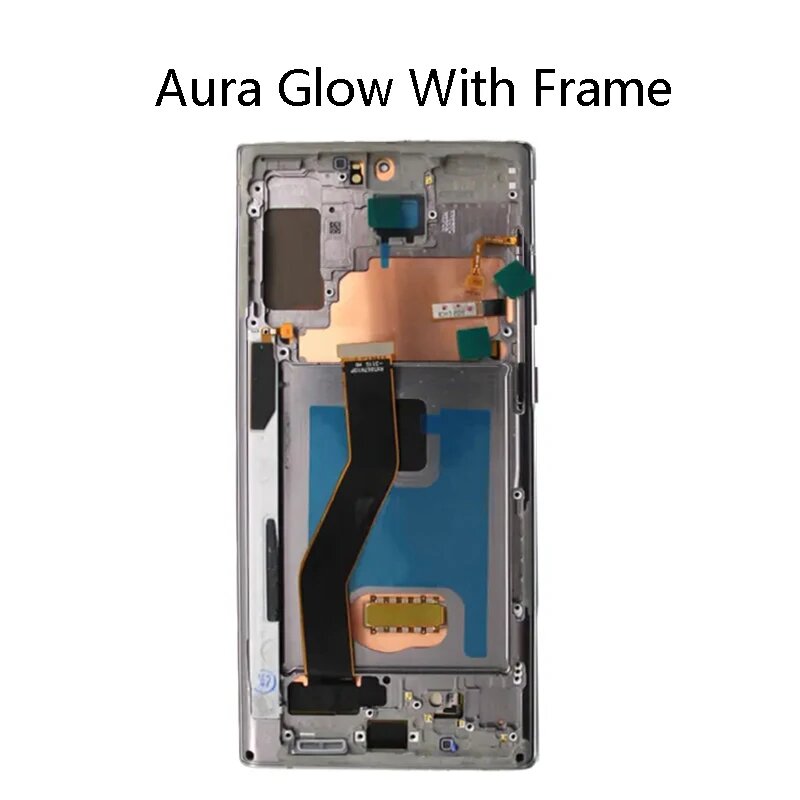 Oled-дисплей Note 10 Plus для Samsung Galaxy note10 plus LCD N975 N975F сенсорный экран дигитайзер в сборе для samsung note 10 + Aura Glow frame