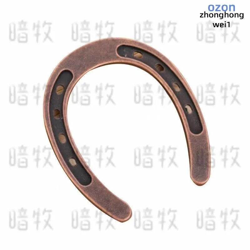 Подкова медная на дверь на счастье, 7 см Талисман удачи и благополучия Русский традиционный оберег для дома Подарок на новоселье