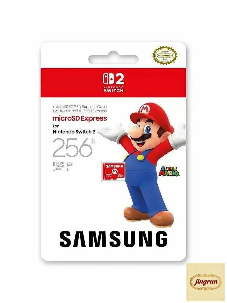 Эксклюзивная карта памяти Samsung microSD Express 256GB для Nintendo Switch 2