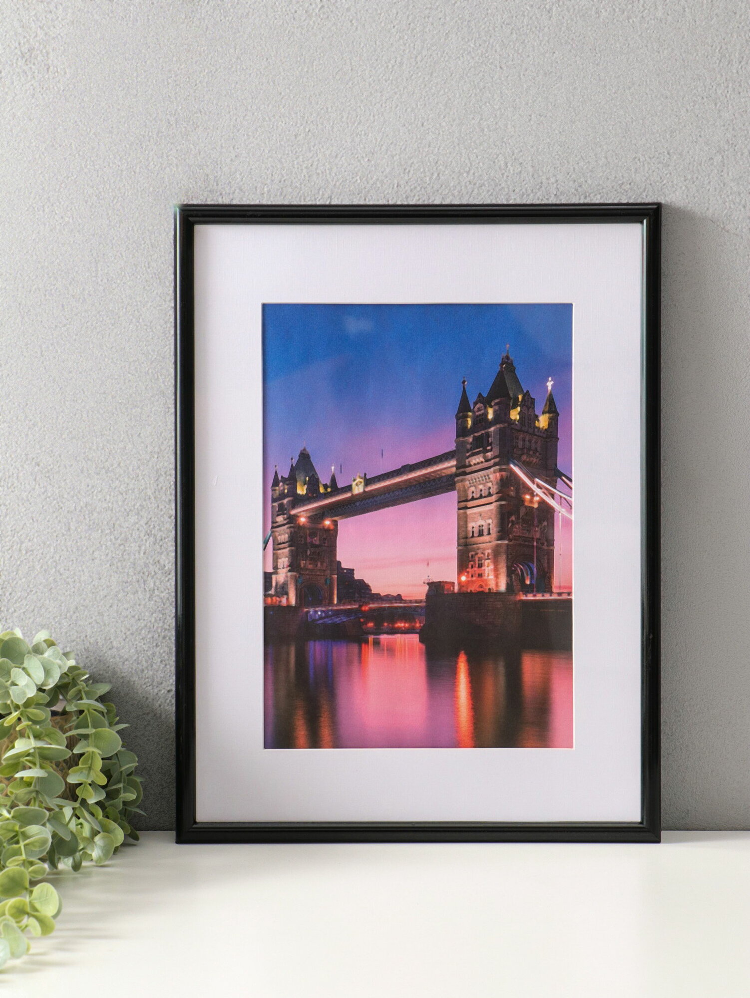 Фоторамка для фото 30x40 см, с паспарту 21x30 см, Vivo, чёрный