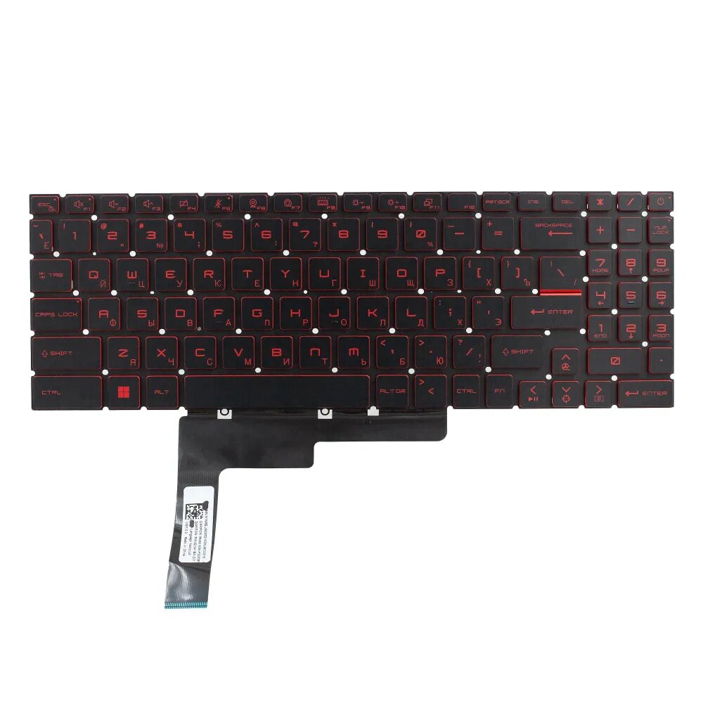 Клавиатура для MSI Katana 17 B12UCR B11UCX / Katana GF76 12UC 11UC 11SC 11UE 12UE , GF66 12UE