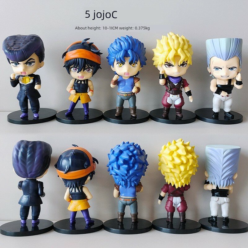 Фигурка JOJO's Bizarre Adventure: Куроширо Джотаро, версия Q, игрушка, кукла, украшение для торта, подарок на день