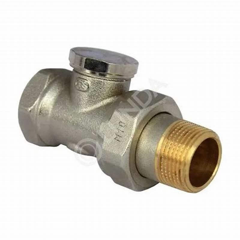 Запорный клапан на обратную подводку прямой R 1/2" × R 1/2"