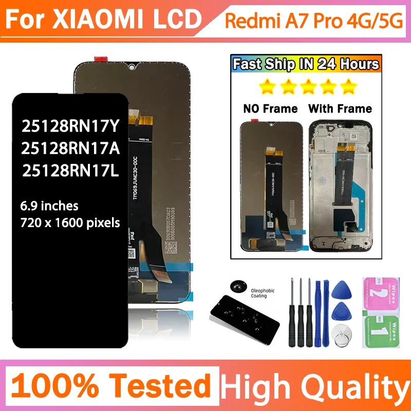 6,9-дюймовый дисплей для Xiaomi Redmi A7 Pro 4G 5G, дигитайзер сенсорного экрана A7 Pro 4G NO Frame