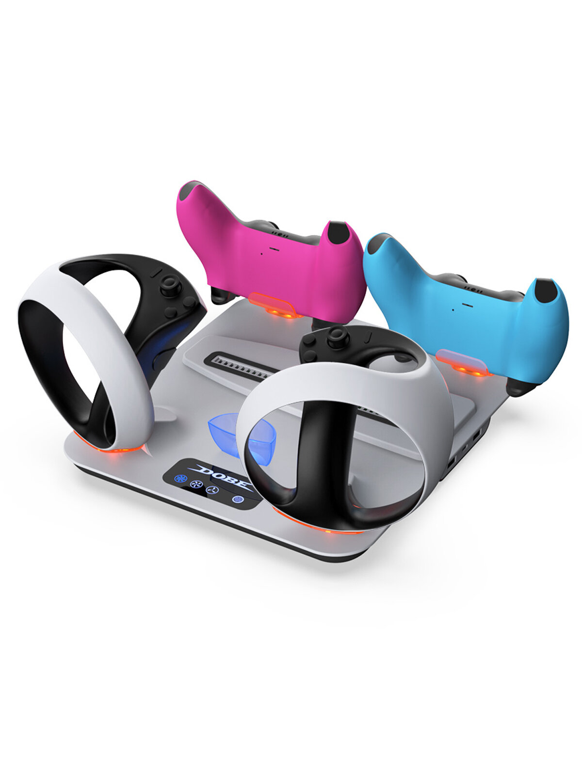 Многофункциональный стенд Dobe для PS5/PS5 Slim c функцией охлаждения (TP5-3550)
