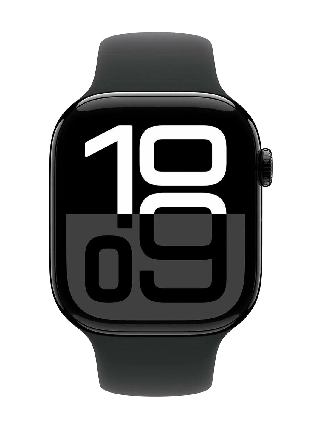Умные часы Apple Watch Series 10 46mm GPS Jet Black Aluminum Case, Sport Band S/M
