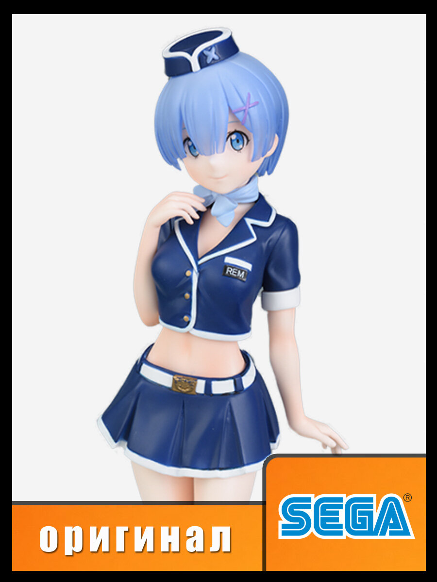 Оригинальная фигурка Rem от Sega из аниме Re: Zero / Рем «Жизнь в альтернативном мире с нуля» 21 см