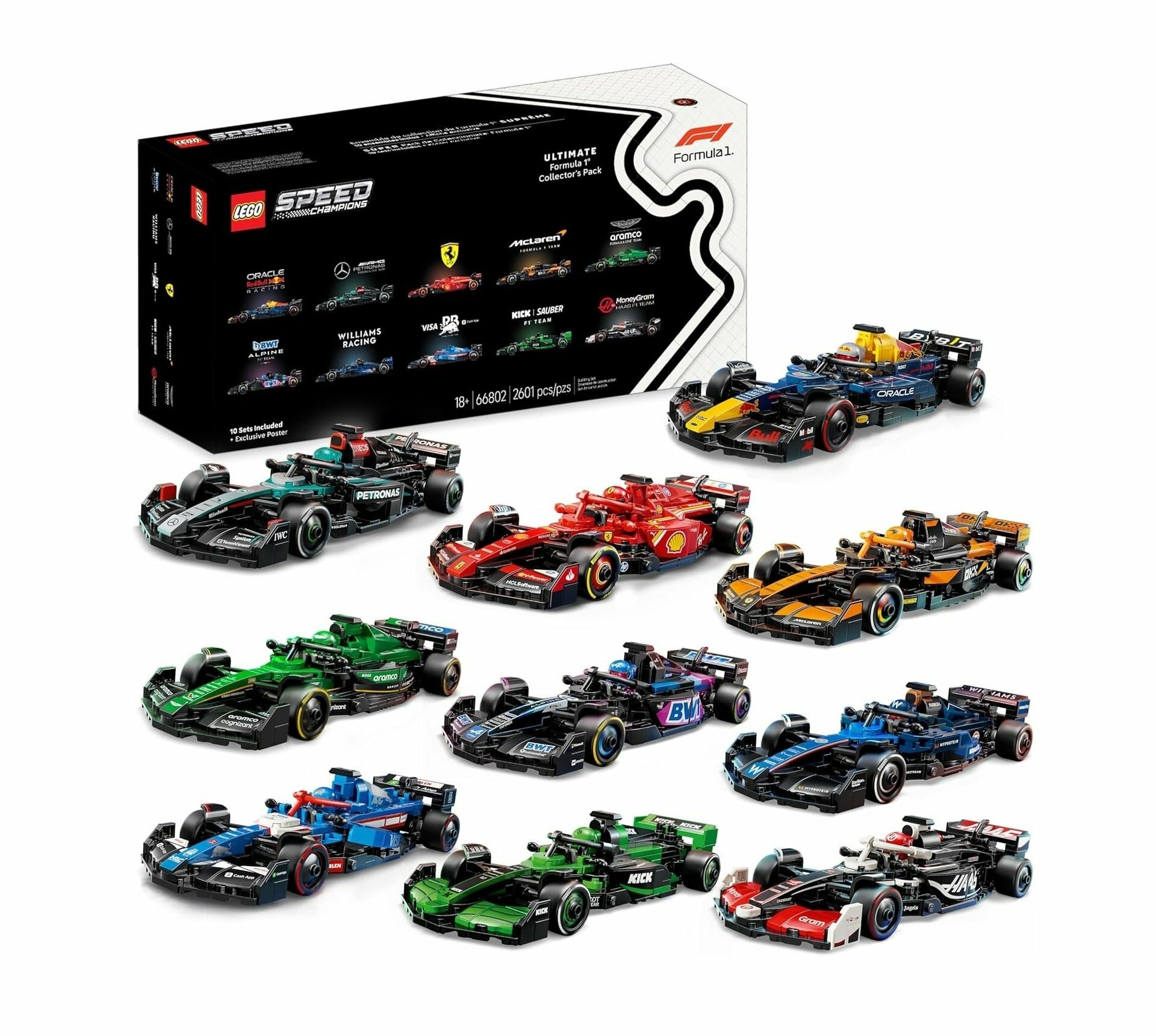 Конструктор LEGO - Набор коллекционера Speed Champions™ Ultimate F1™ 66802
