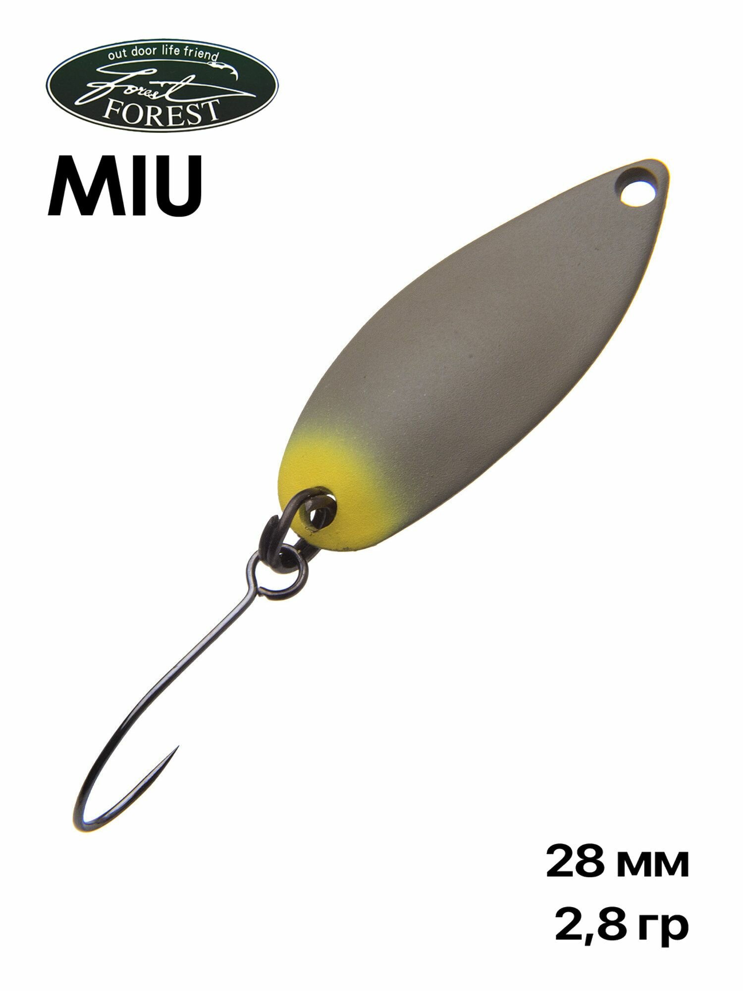 Блесна форелевая колеюлящаяся Forest Miu 2,8 гр #21, 1 шт/уп