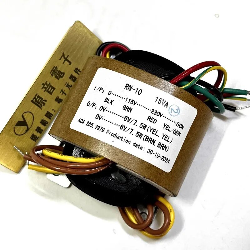 R Core Трансформатор 10Вт 9В 12В 15В 18В 10W 2X6V