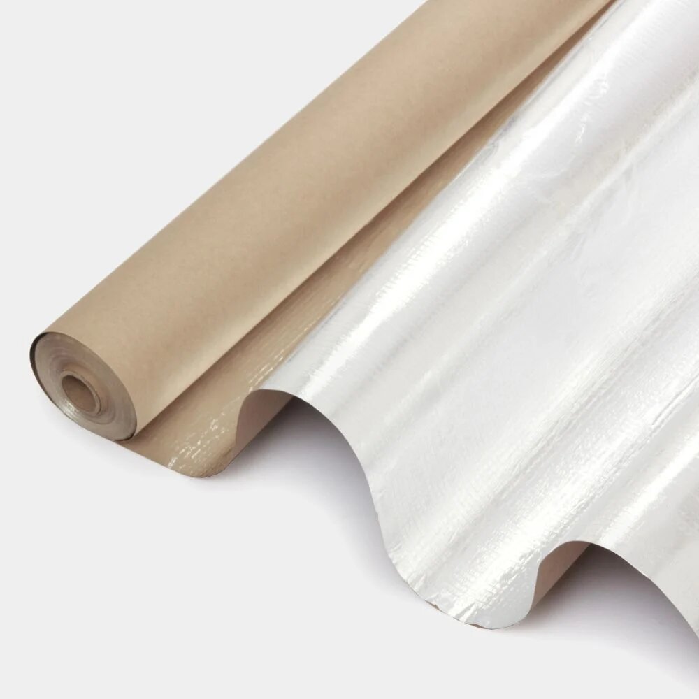 Megaflex Алюминиевая фольга на крафт бумаге 1мх20м KF Foil (20м2) FOIKFF.100.20