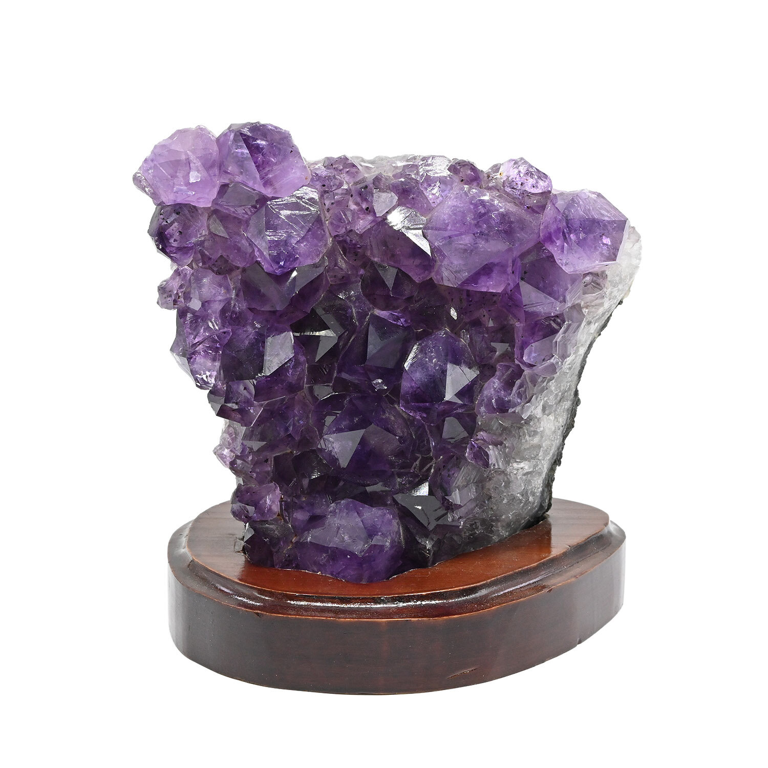 Друза аметистовая на подставке 112*86*121мм, 896г (S) .