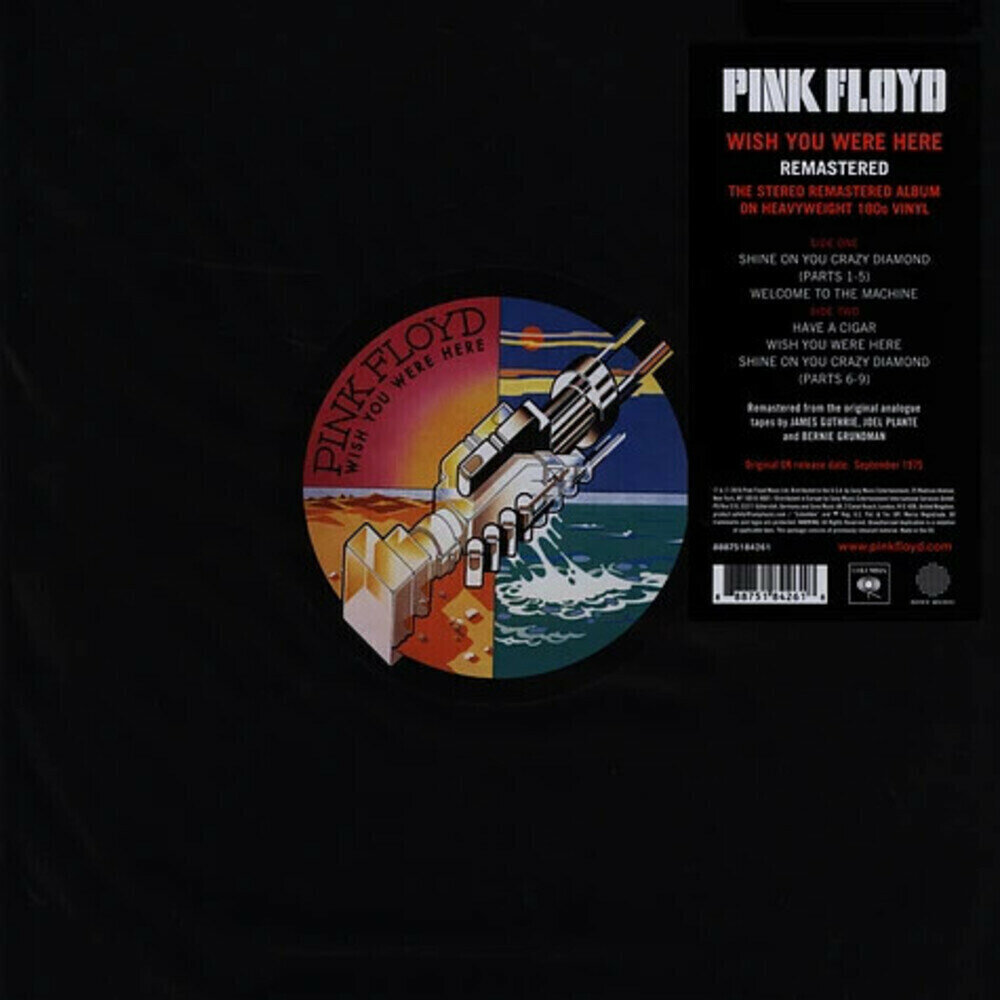 Виниловая пластинка Pink Floyd - "Wish You Were Here [Remastered 2025]" (Sony Music)