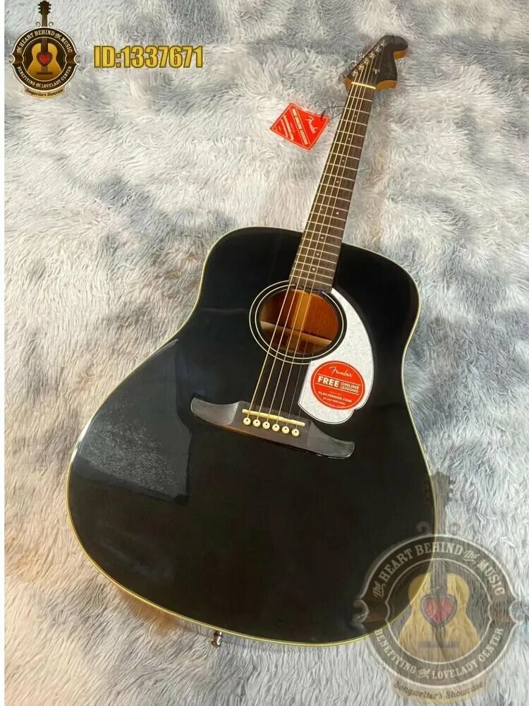 Электроакустическая гитара Fender California акустико-электрическая гитара 6-струнная, корпус Ель 41"